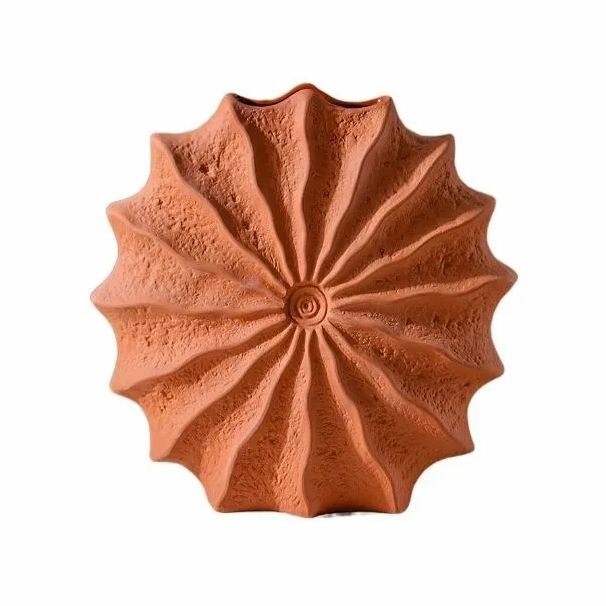 Ваза Orange Conch Decor, 20.5 см , Керамика, 1 шт