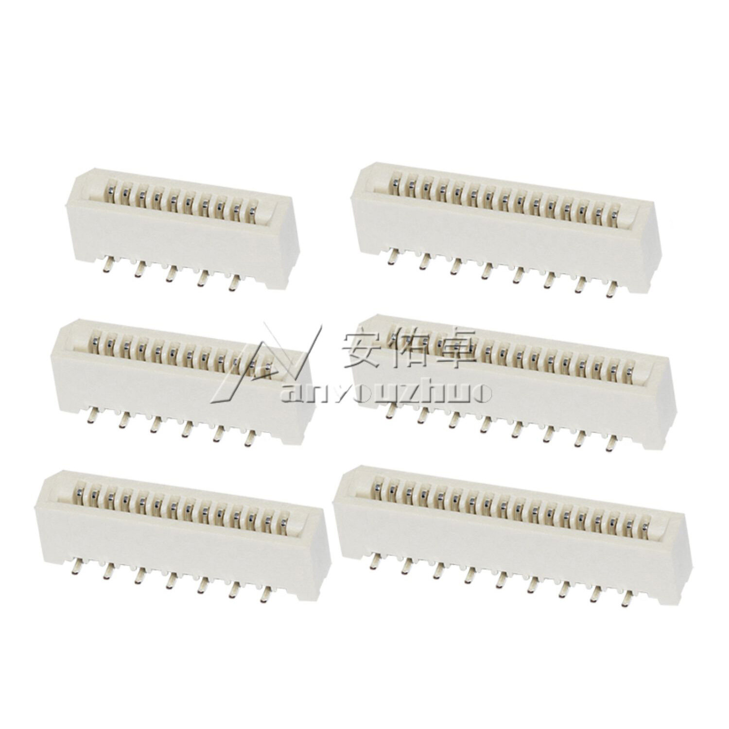 17P FPC FFC 0,5 мм Прямой кабельный разъем SMD Вставить вертикальное направление, 1 шт