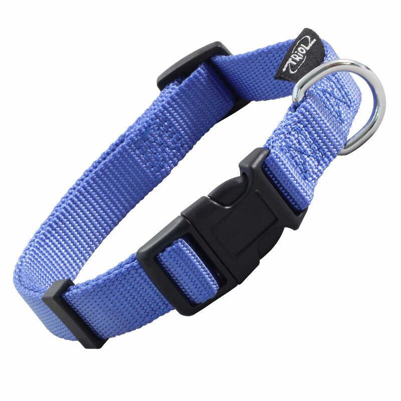 Ошейник нейлоновый "Стандарт" L, синий, 2,5*45-68см, бренд Triol