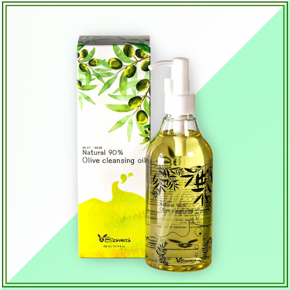 Гидрофильное масло Elizavecca Milky-Wear, для умывания, с оливковым маслом, 300мл