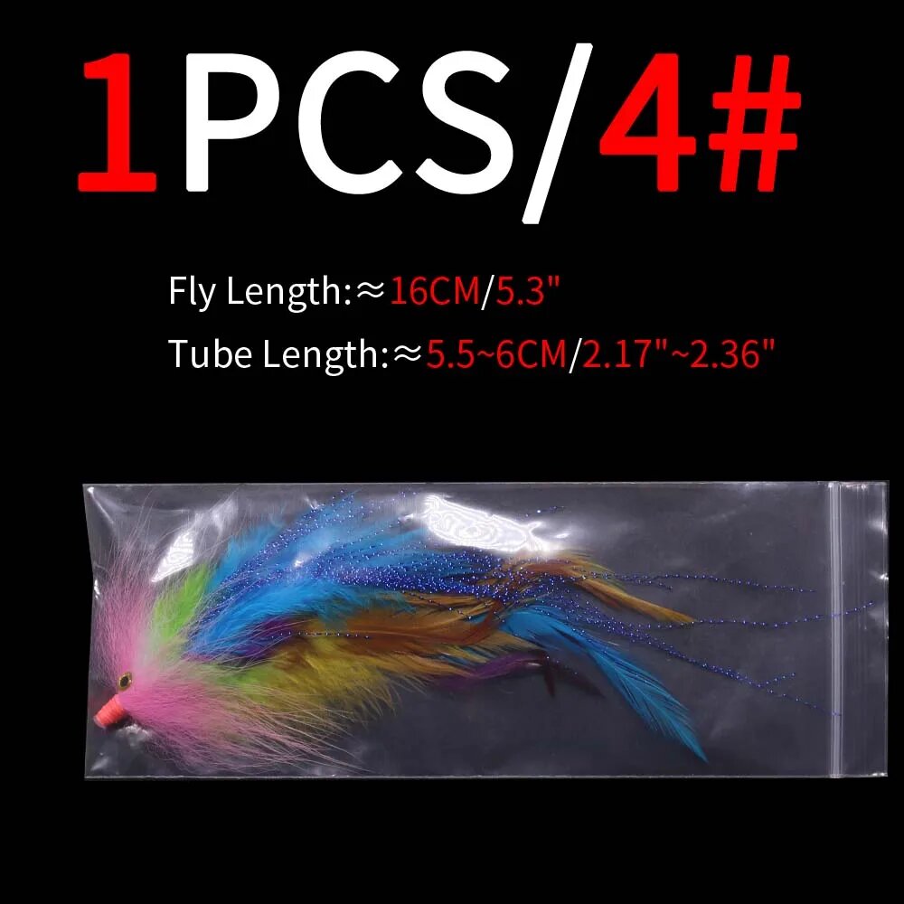 Vampfly Светящийся Лисий Хвост Стример для Рыбалки Синий, 1pcs color 4