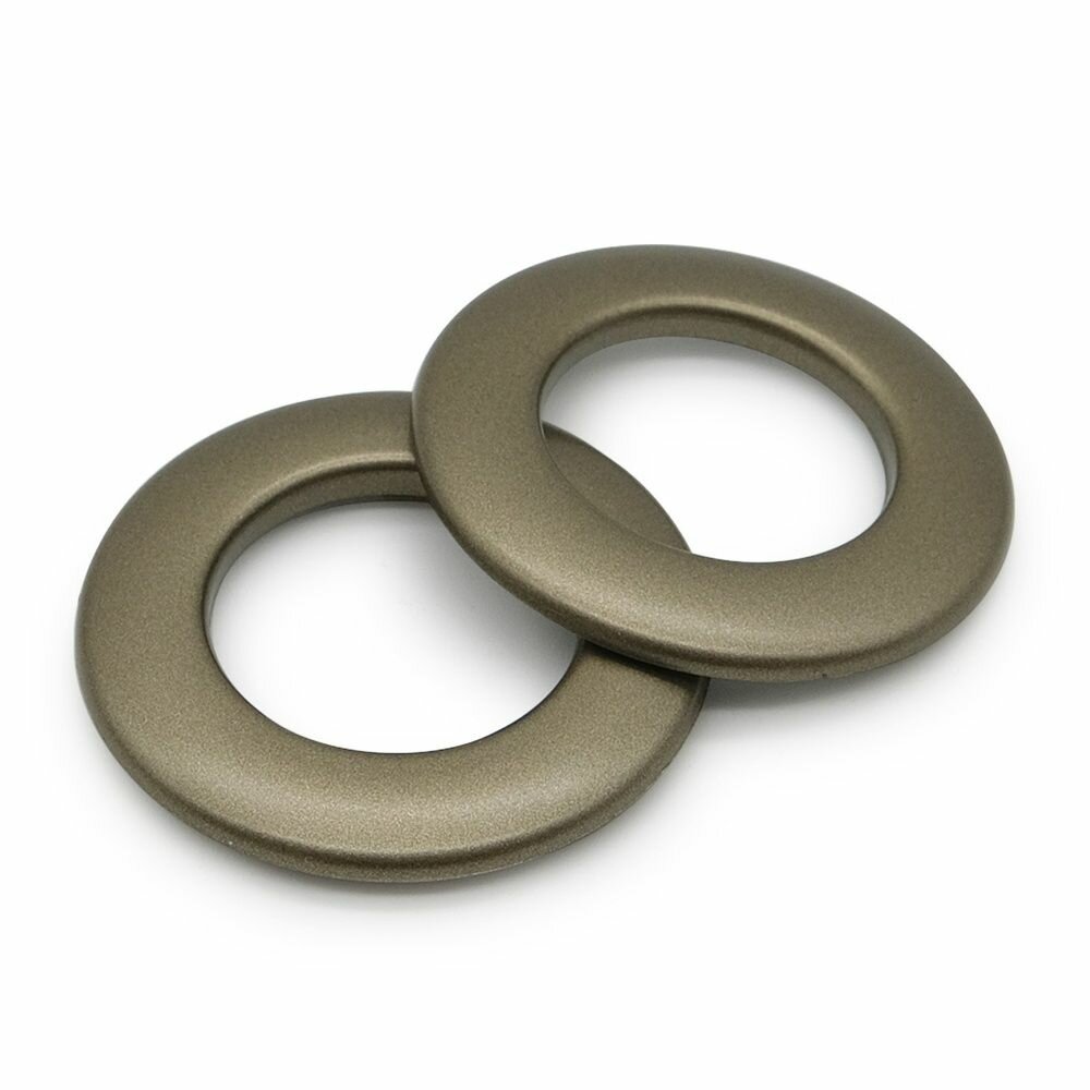 Люверсы для штор SmolTex круглый диаметр 25 мм с классическим замком, 25 матовая золотистая латунь, 10 шт