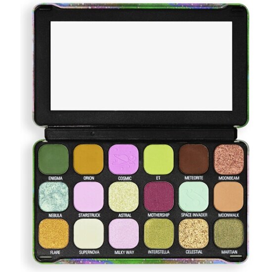Палетка теней для век Revolution Makeup Forever Flawless Astro Nova Green, 19,8 г