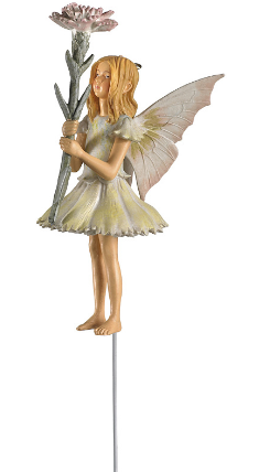Фигурка декоративная, цветочная фея "Гвоздика"