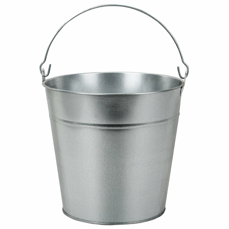 Ведро 12 л, без крышки, оцинкованное, 600562, 600562