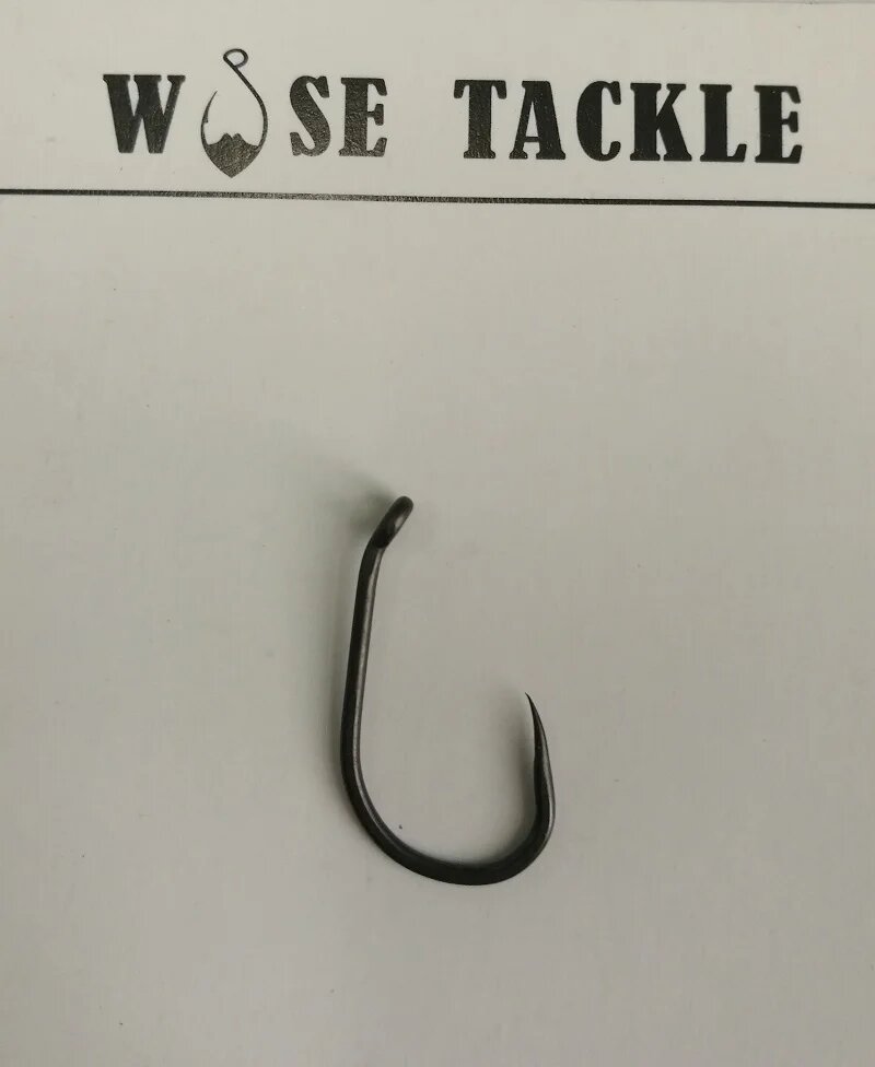 Wise Tackle Wide Gape T-образные крючки для карпа 6, Dark Grey