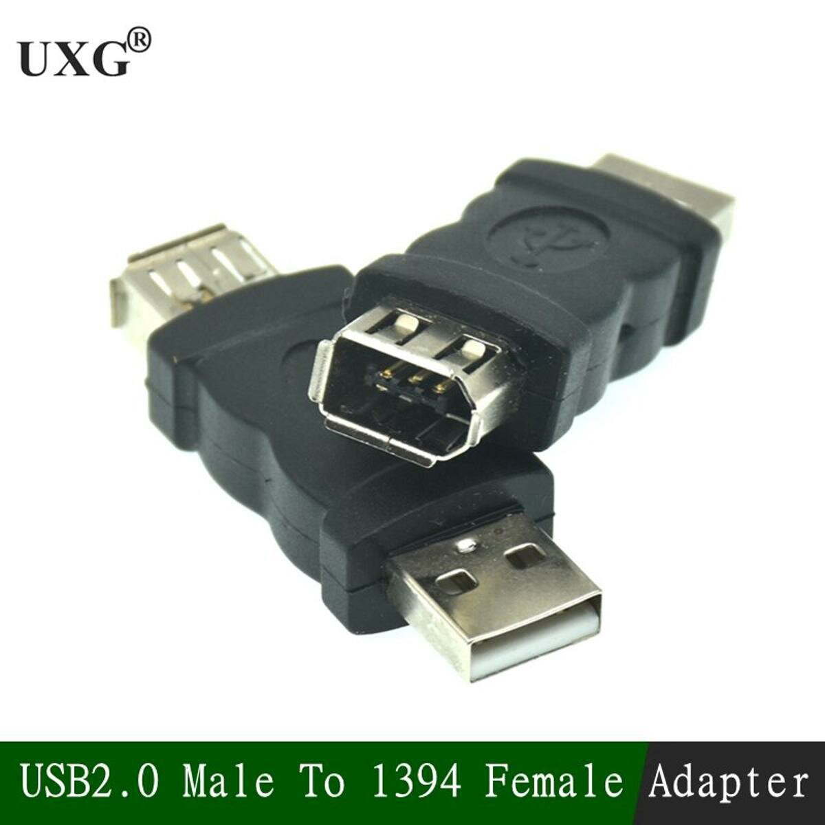 USB 2.0 A Male to Firewire IEEE 1394 6P Female адаптер-конвертер разъем F/M