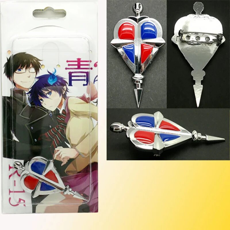 Брелок-брошь "Ao No Exorcist" (Blue Exorcist)
