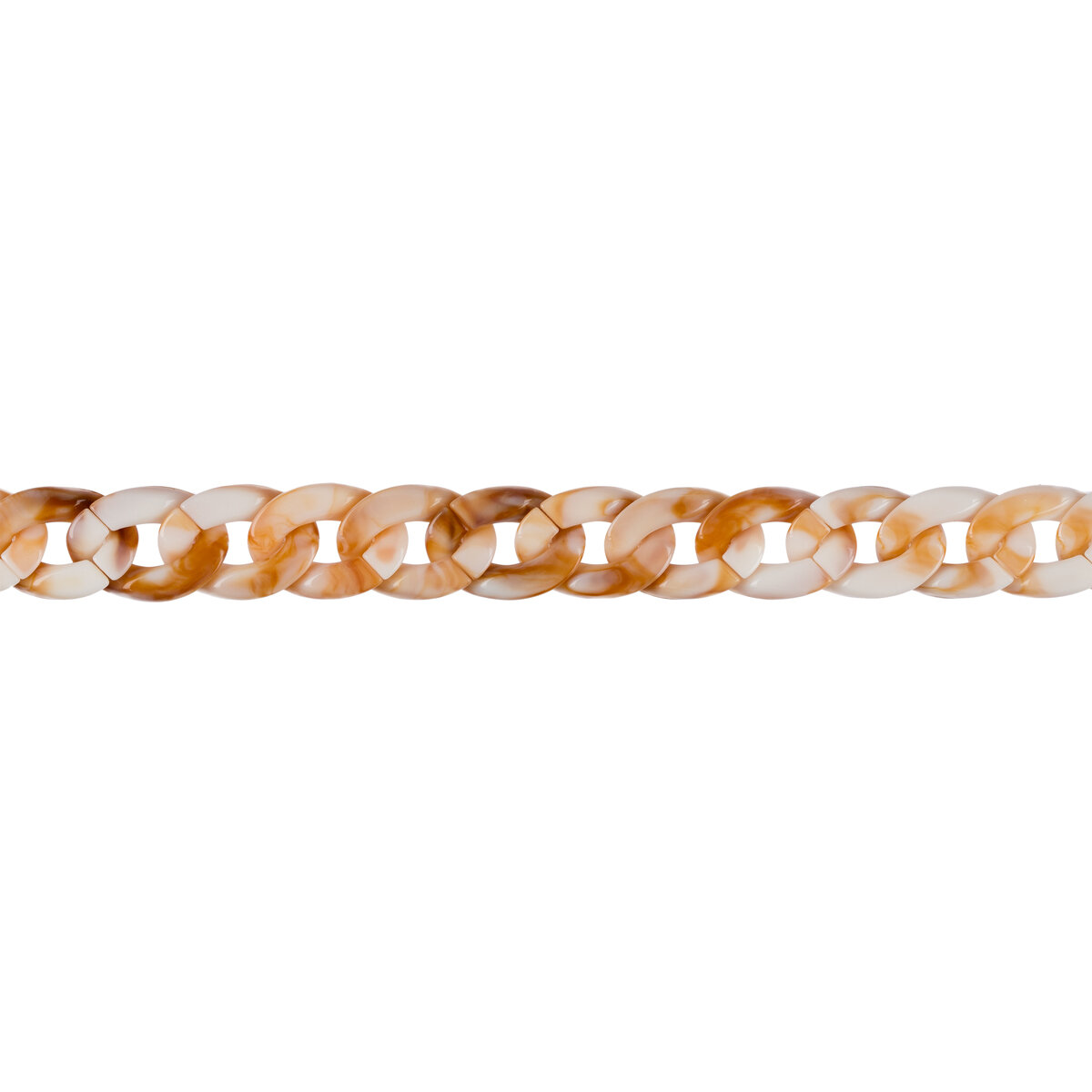 Gamma MPE-04-JG09 Цепочка для сумки из пластика, 60 см, 1 шт, цвет №16 меланж бежевый