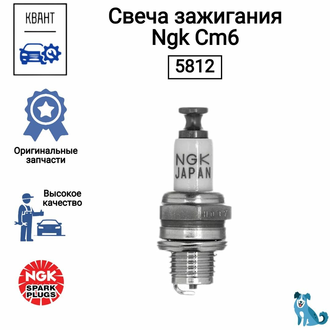 Свеча Зажигания Ngk 5812 /Cm6/ NGK арт. 5812