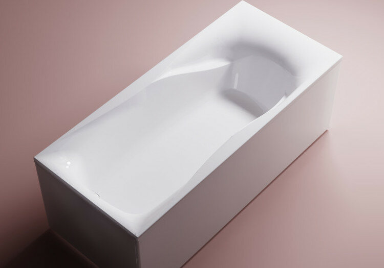 Ванна из литьевого мрамора Astra-Form Вега 170x70 белая (уст. ножки в комплекте)