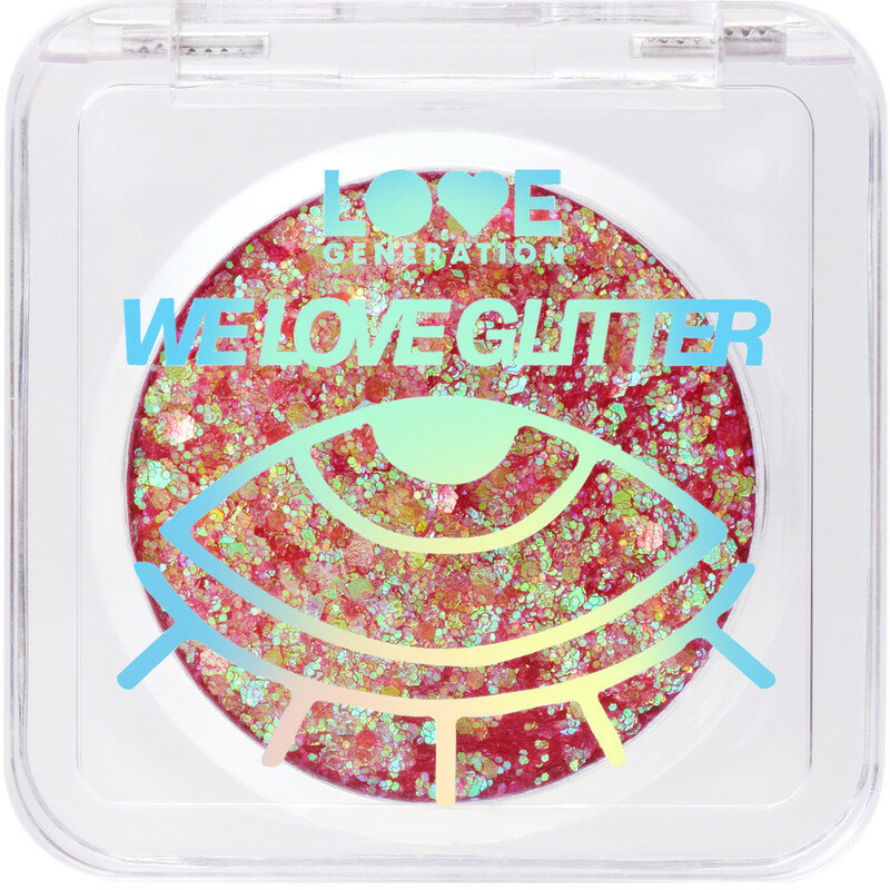 Глиттер для лица Love Generation "We Love Glitter", тон 01, 1,8 г