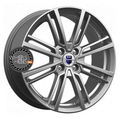 Диск автомобильный литой K&K Эрфурт (КС903) 17x7 4x100 et41 dia60.1 Дарк платинум