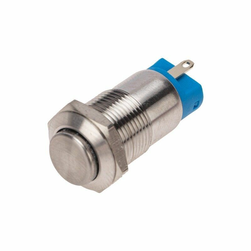 Кнопка антивандальная d12 б/фикс (2с) ON-OFF выпуклая (A12-B2) REXANT, 36-3151