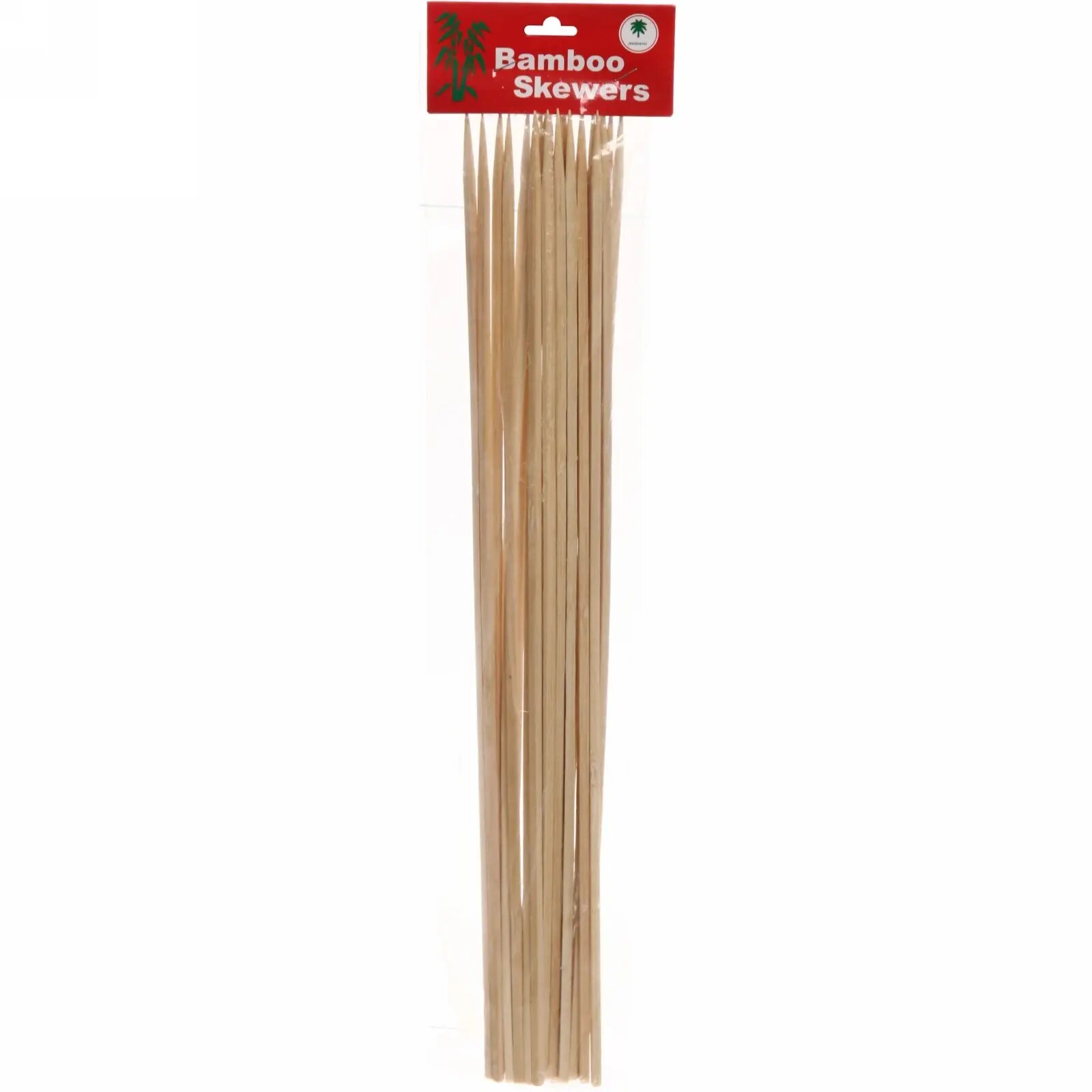 Шампуры бамбуковые квадратные 4*400мм, 25шт, для гриля и шашлыка