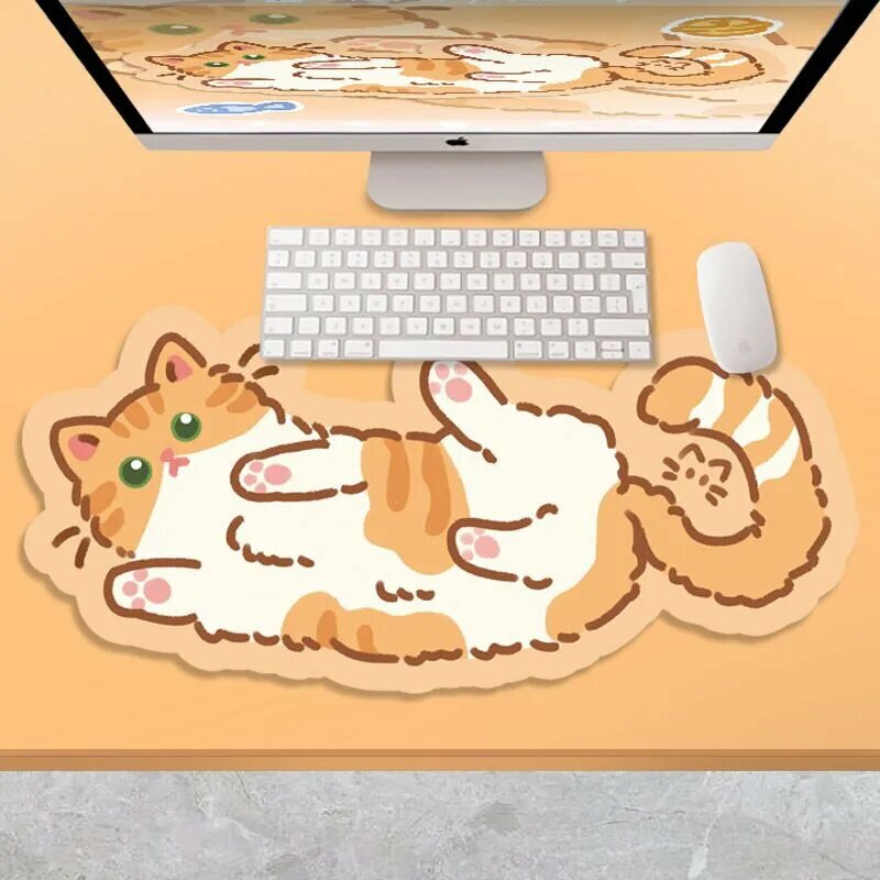 Игровой коврик для мыши Коврики для мыши, XL, серый, белый