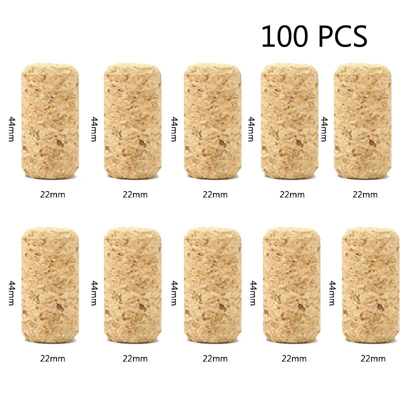 Деревянные пробки для вина SF320 50 шт 100 PCS 22 44mm