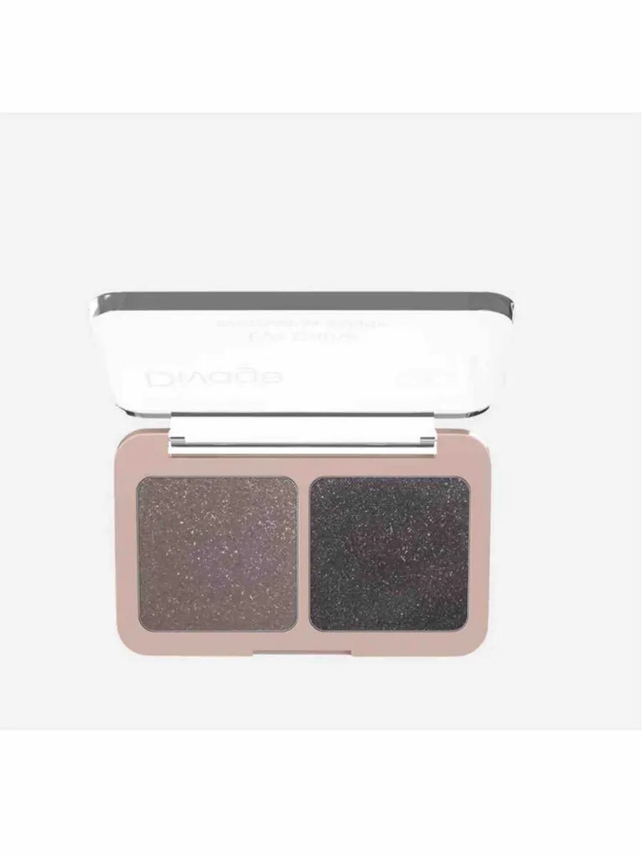 Палетка теней Divage Eye Game Eyeshadow 01 Smoky, матовая и шиммерная текстура