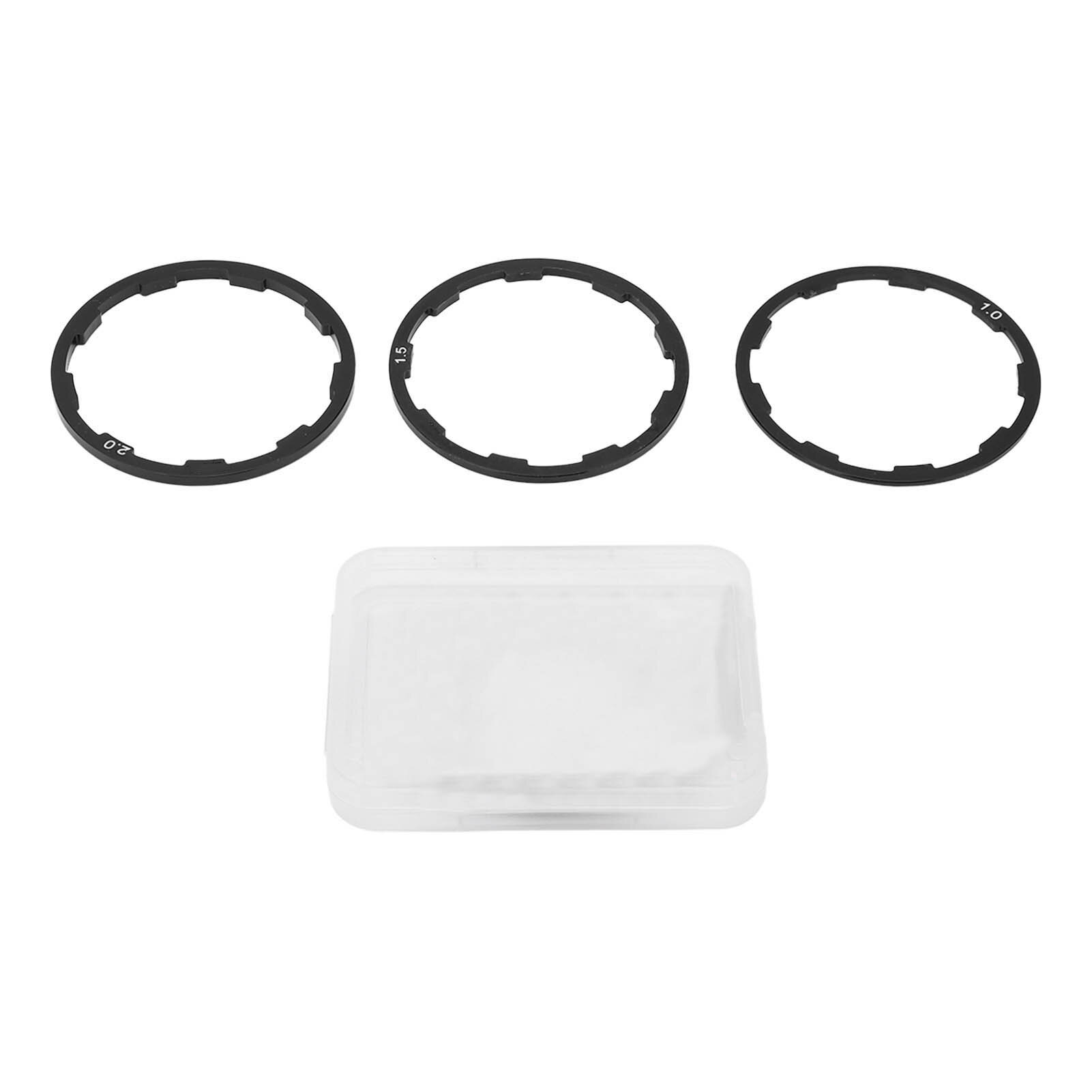 3шт Прокладка Велосипедного Маховика Алюминиевый Сплав Коррозии Легкая 1 мм 1,5 мм 2 мм Шайба