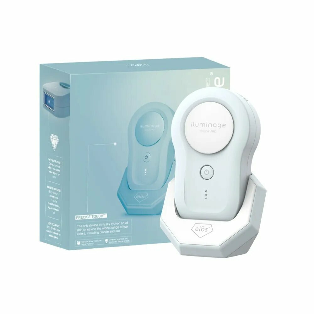 Фотоэпилятор iluminage Precise Touch Pro, голубой, без бренда