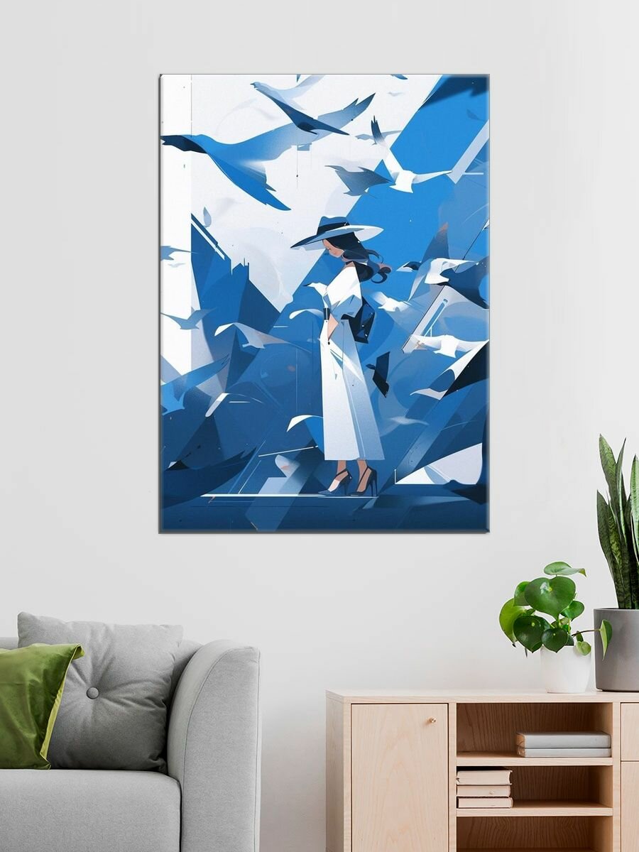 Картина на стену "Море зарисовки", 50х70 см