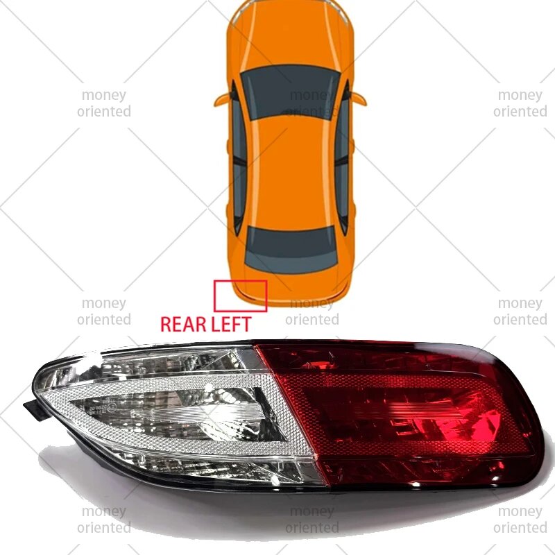 (Без цоколя) Задний бампер автомобиля Противотуманная фара для Chevrolet TrailBlazer Colorado S10 2013 2014 2015 2016 2023, задний отражатель тормоза LEFT REAR