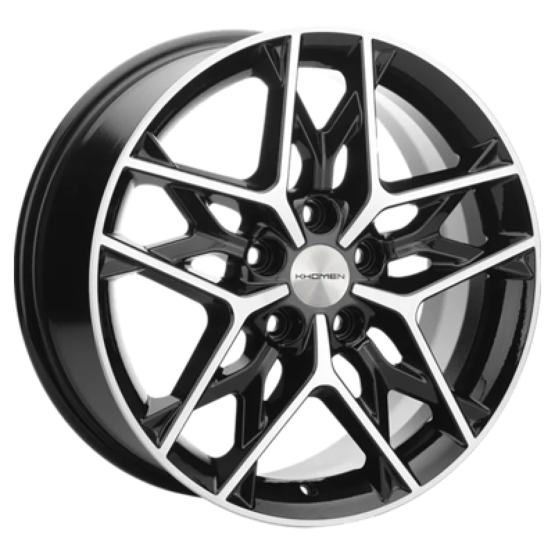 Диск колесный Khomen Wheels KHW1709 (Chery Tiggo 3-Tiggo 3 Pro) 7,0x17 5x108 Dia60.1 ET45 цвет Black-FP