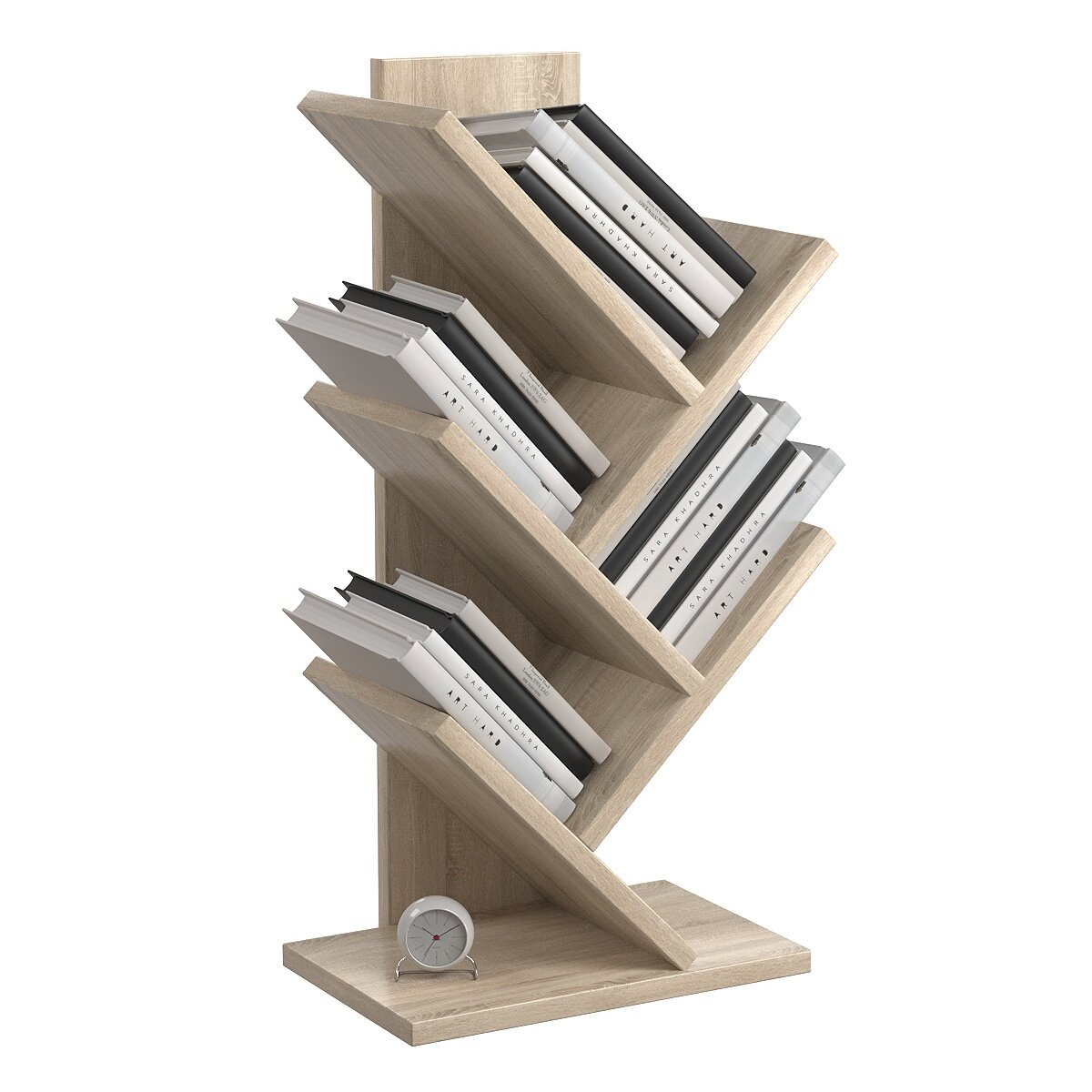 Полка настольная Вектор №8, Дуб Сонома. Производство товара - компания ТОБ.