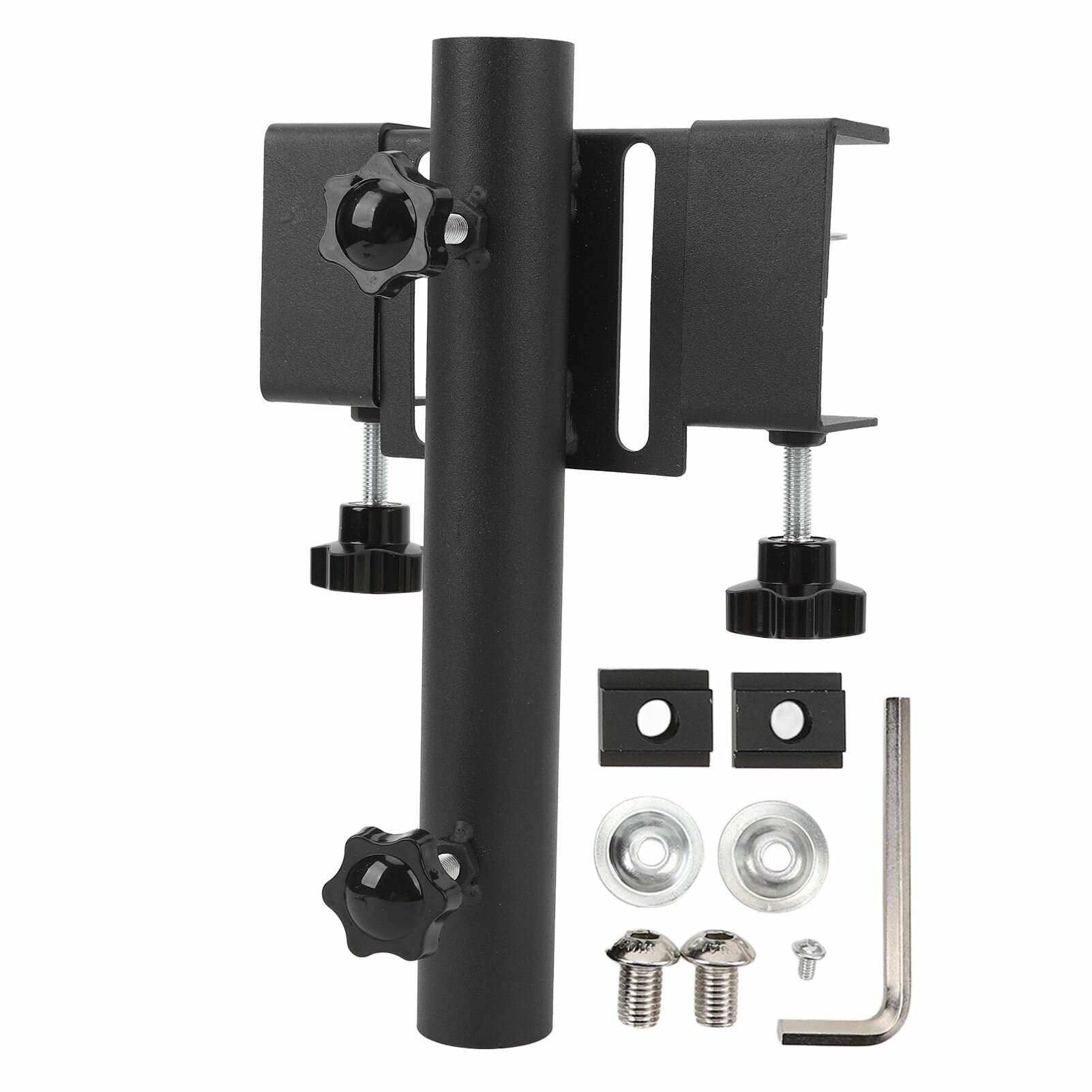 Держатель флагштока для кузова грузовика, стальной, высокопрочный, с черным порошковым покрытием, крепление для флагштока пикапа, аксессуары для направляющих кузова