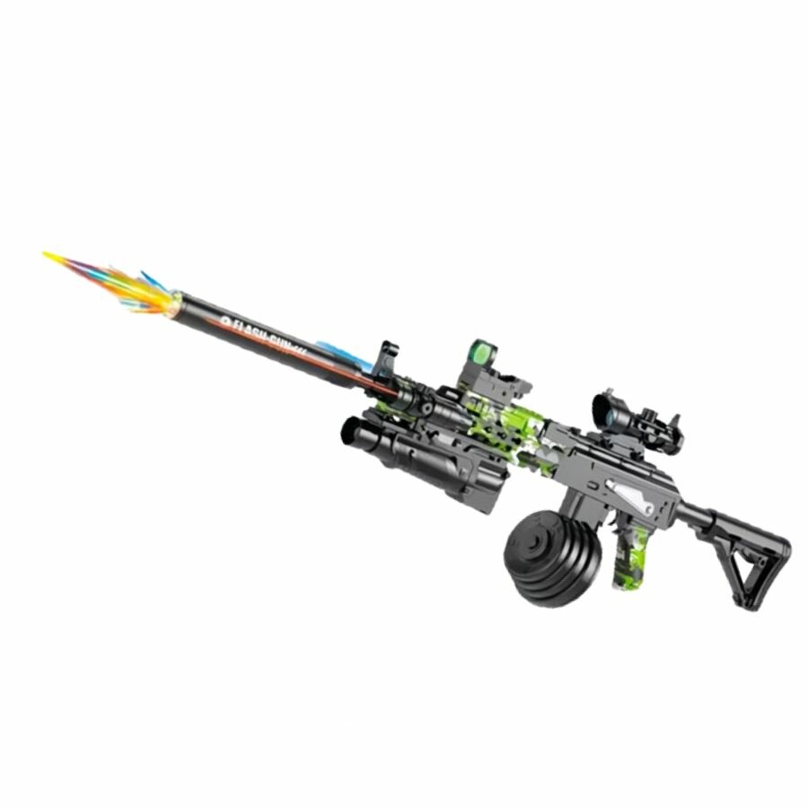 Детский автомат с прицелом и большой обоймой orbeez игрушечное оружие с мягкими пулями орбибол