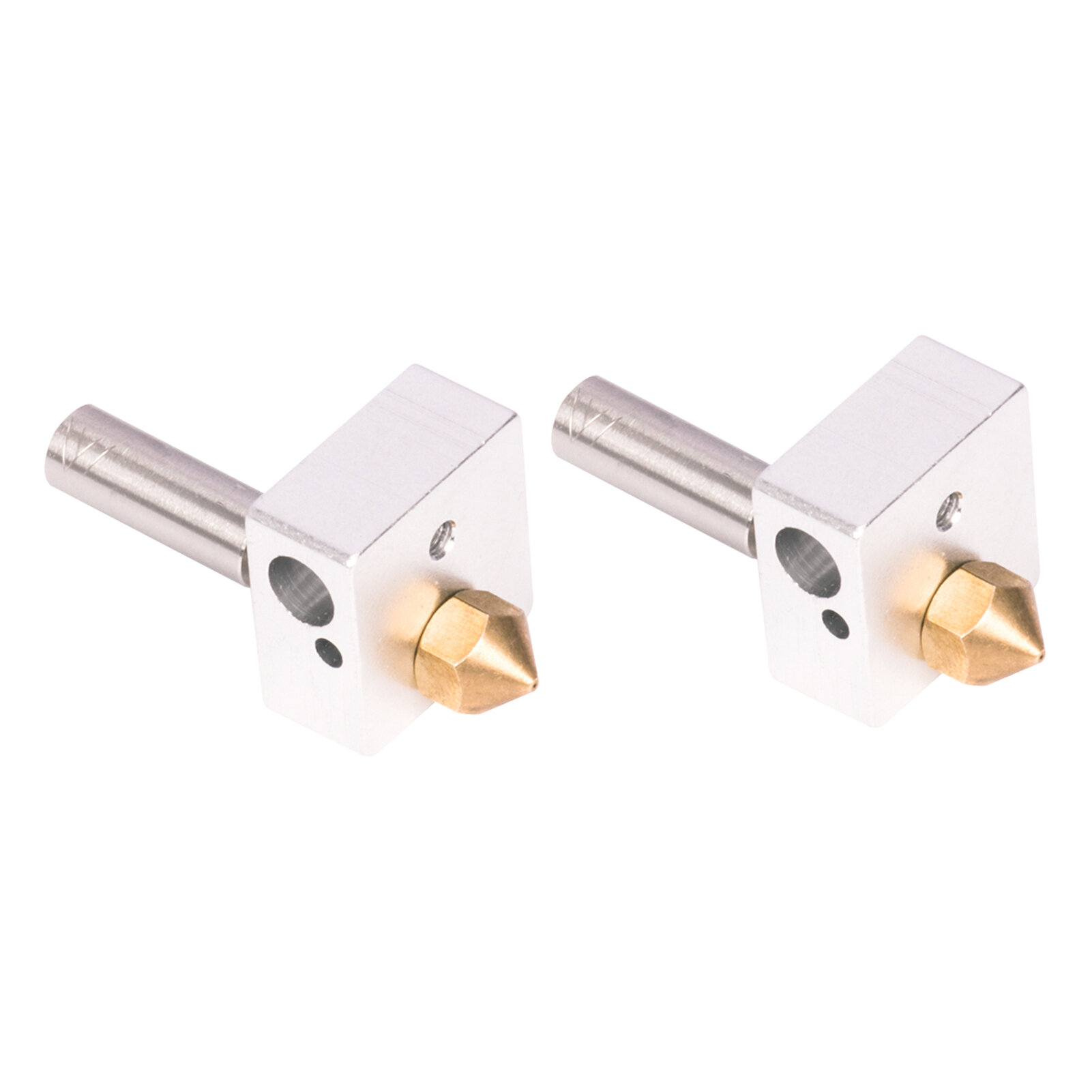 Комплект экструдера TRONXY, 2 шт, Латунный блок нагревателя сопел, 0,4 мм, Горло