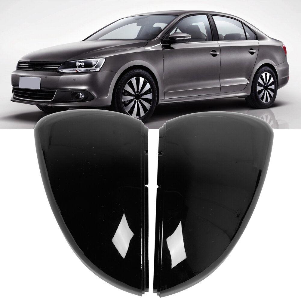 Зеркала бокового вида с глянцевым черным корпусом для Volkswagen Golf MK7 2014+
