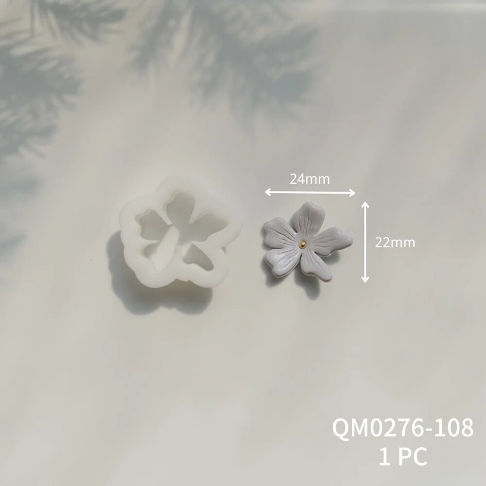 Резак для полимерной глины PLA белый 1 шт. Белый, QM0276-108