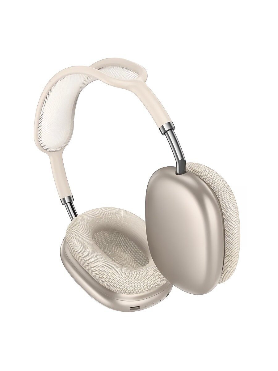 Наушники беспроводные Hoco с съемными ушами / Активное шумоподавление ANC / Bluetooth 5.4 / Встроенный микрофон / AUX