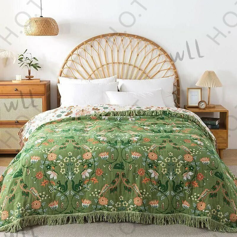 Плед , Хлопок, Муслин, 250 см х 230 см