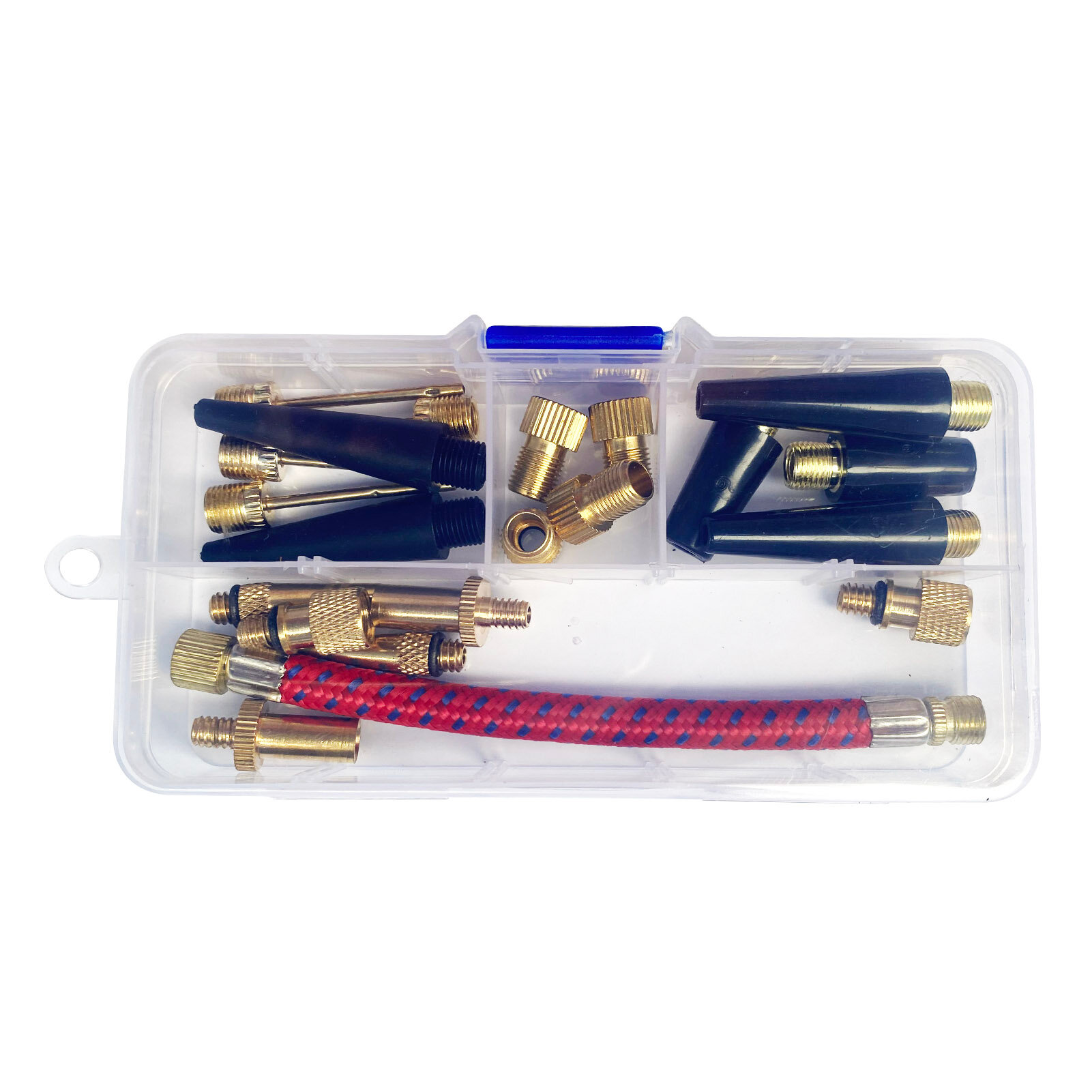 21 шт. адаптеров для вентилей велосипедных шин, игла для шарового насоса, комплект адаптеров в качестве устройств для накачивания и аксессуаров, подходящих для стандартного насоса или воздушного компрессора