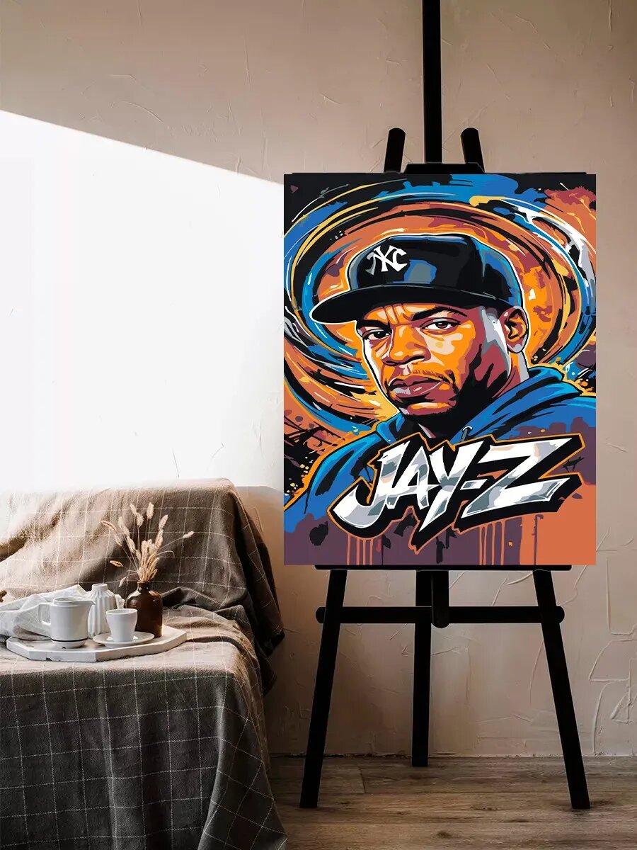 Картина по номерам Hip-Hop Jay-Z Рэп Айс Кьюб Музыка