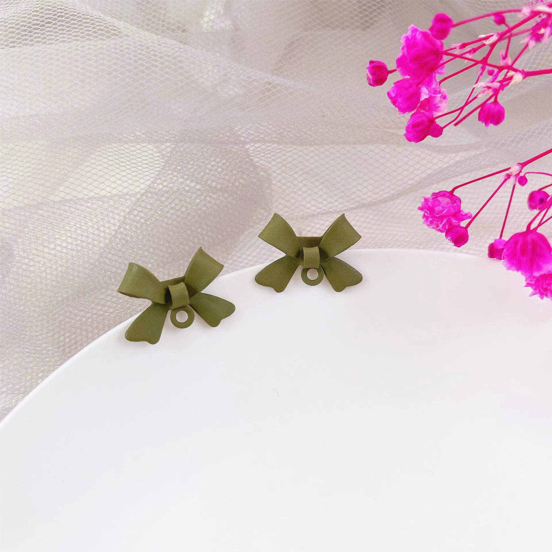 Металлические застежки для сережек-гвоздиков, 10 шт. 9