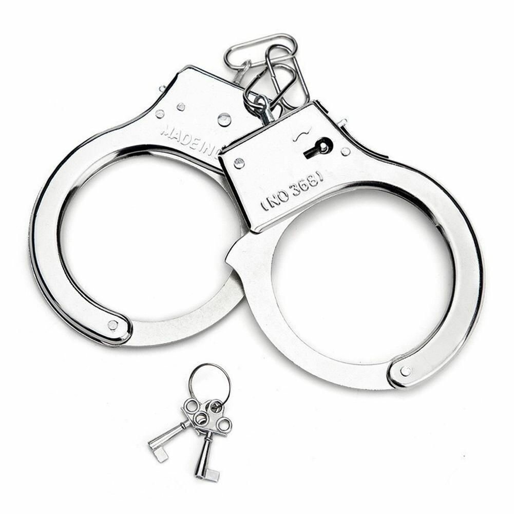 Наручники металлические полицейские настоящие с чехлом БДСМ