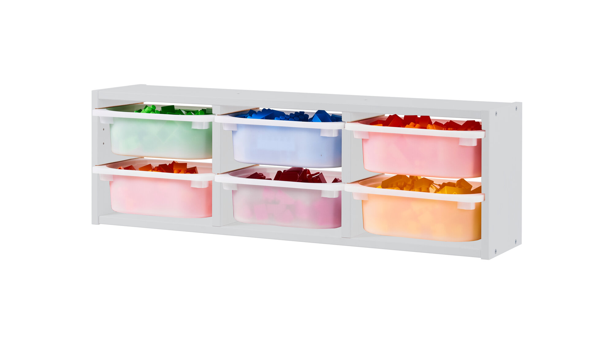 Полка навесная сынод 93х30х21см светло-серый, из массива сосны