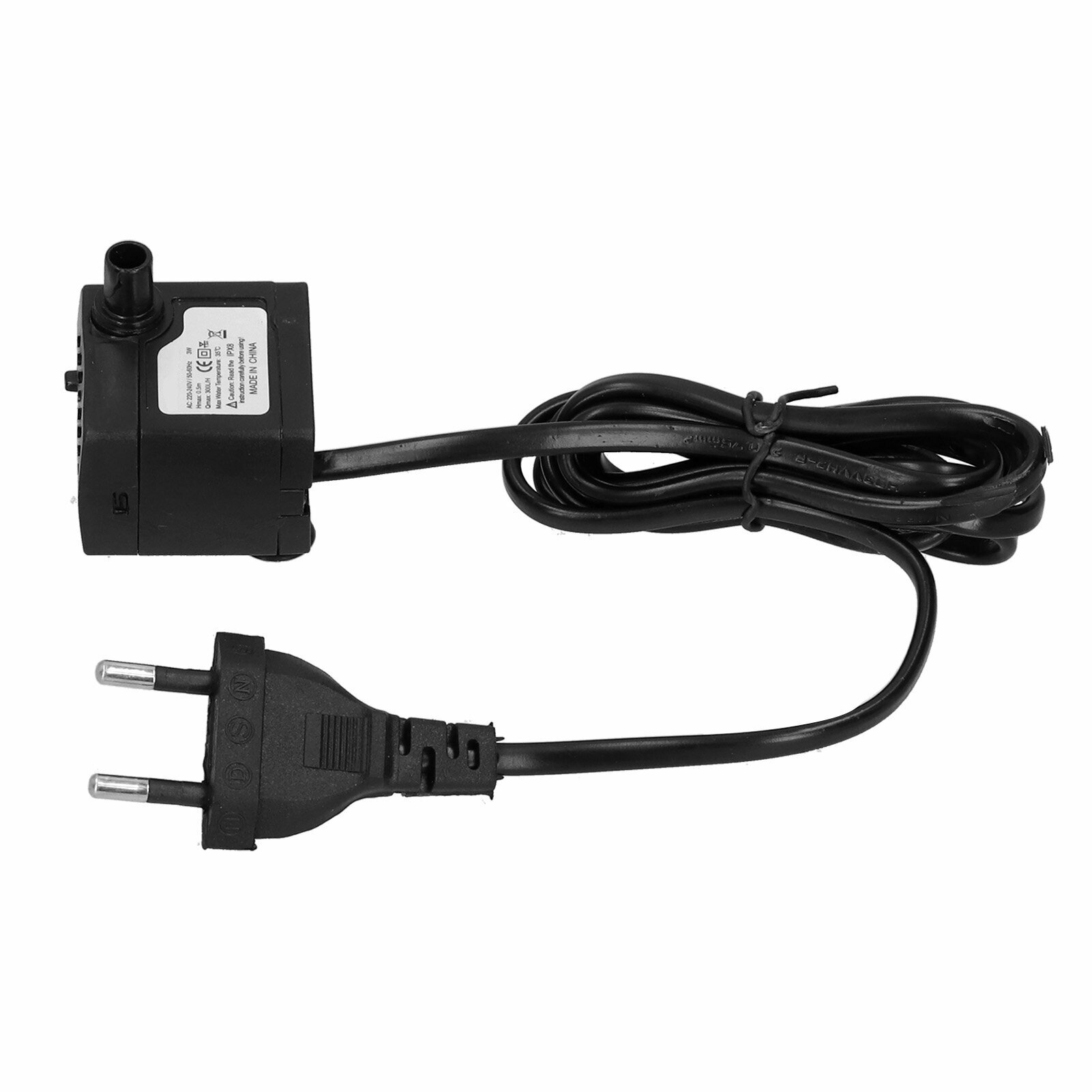 Мини -погружный насос против сухой рыбы резервуарный бак. Мотовая переключение воды Фильтр 3W 80 Гм / ч