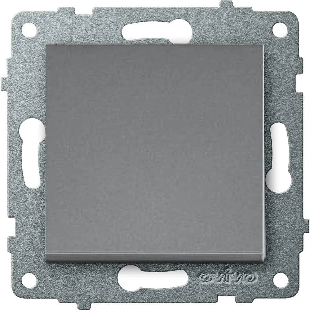 OVIVO Выключатель 1-клавишный Loft дымчатый 600-000211-200