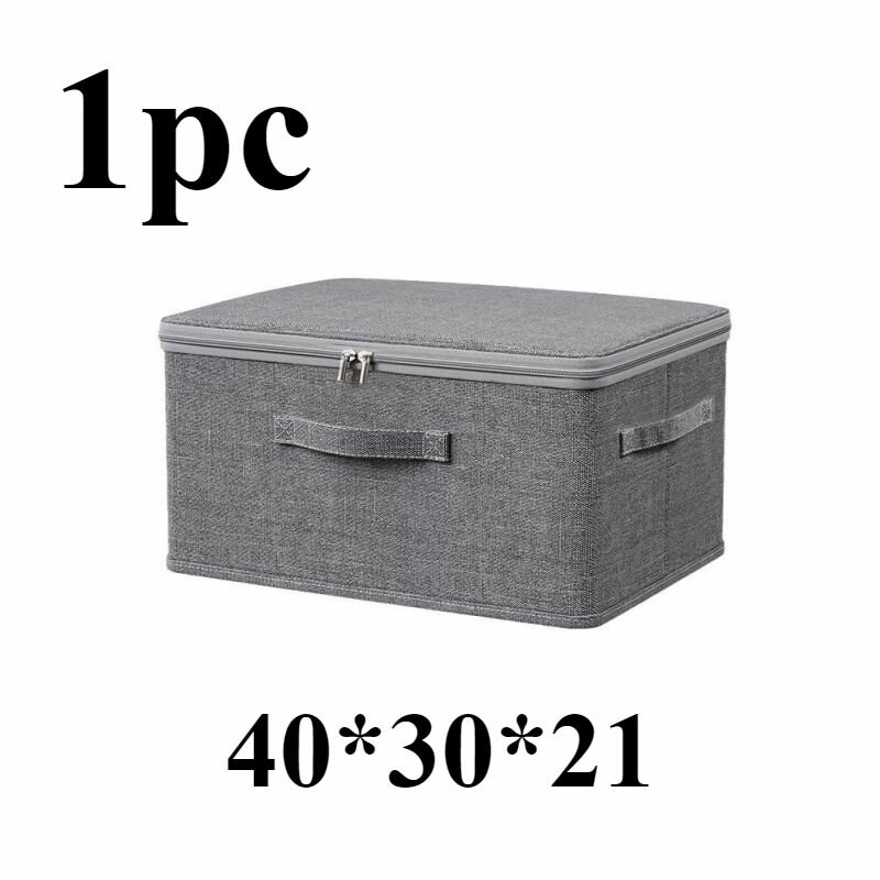 1 40 * 30 * 21 см, складной контейнер большой емкости с катионной мягкой крышкой, предназначенный для домашнего хранения