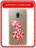Чехол на Samsung Galaxy J2 Core (2018/2020) с принтом "Heart panther 2 - 14 февр...