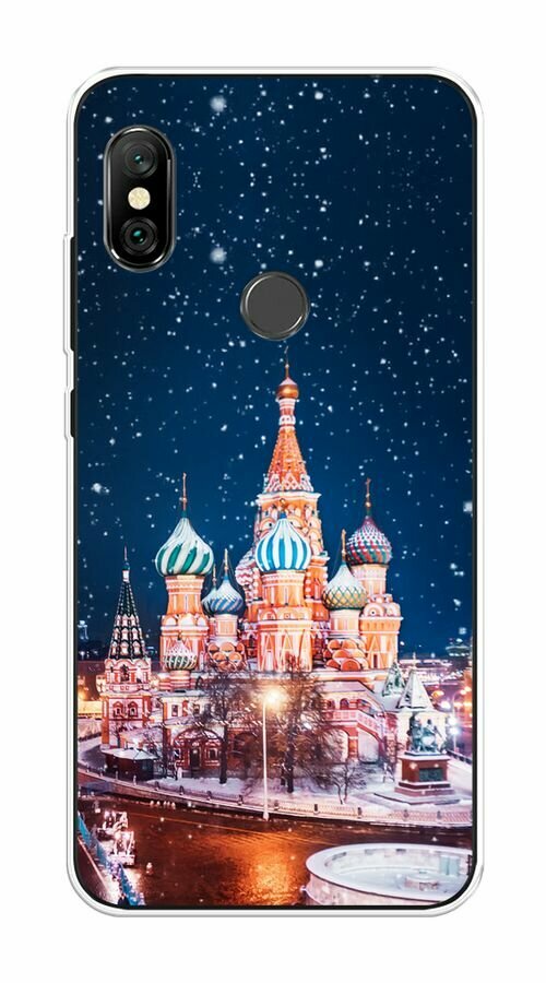 Чехол на Xiaomi Redmi Note 6 Pro / Сяоми Редми Нот 6 Про с принтом "Москва 1"