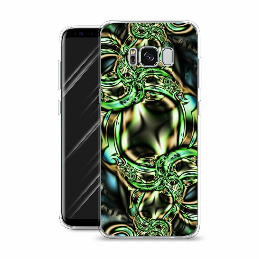 Чехол на Samsung Galaxy S8 / Самсунг Галакси С8 с принтом Абстракция 18 — фото 1