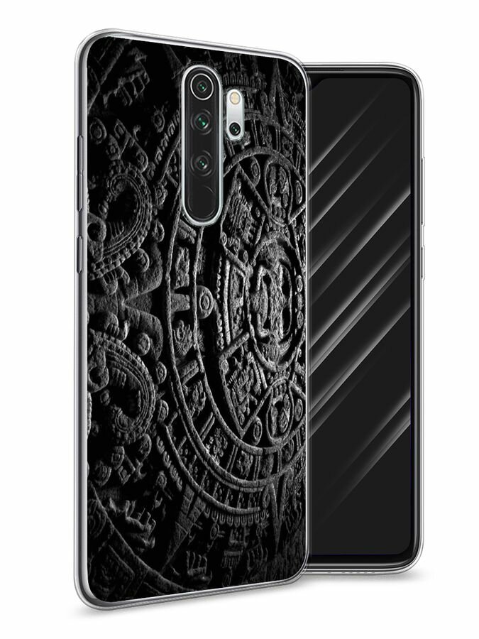 Чехол на Xiaomi Redmi Note 8 Pro / Сяоми Редми Нот 8 Про с принтом "Узоры ацтеков 3"