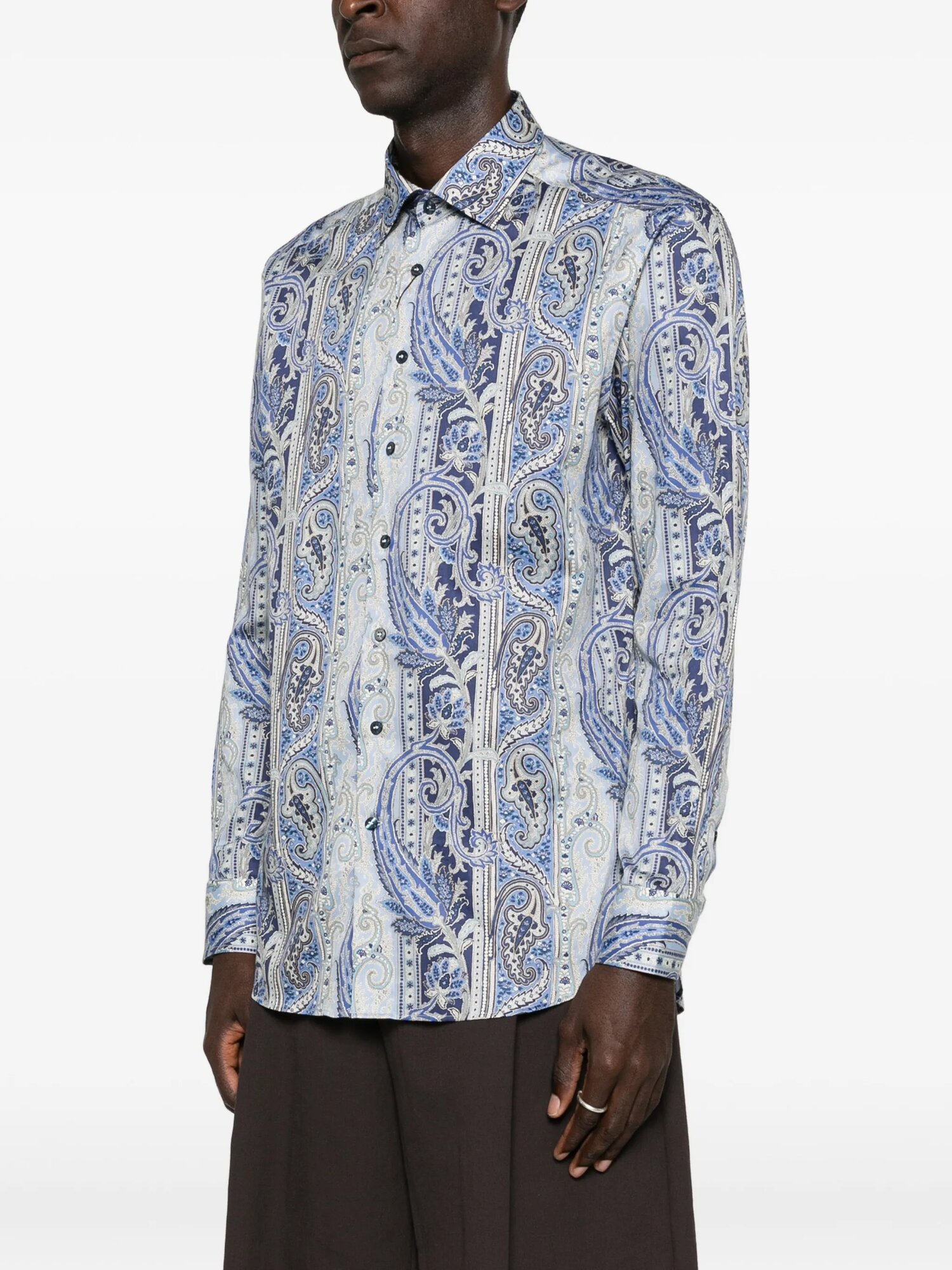 Рубашка ETRO, размер XL, синий — фото 1