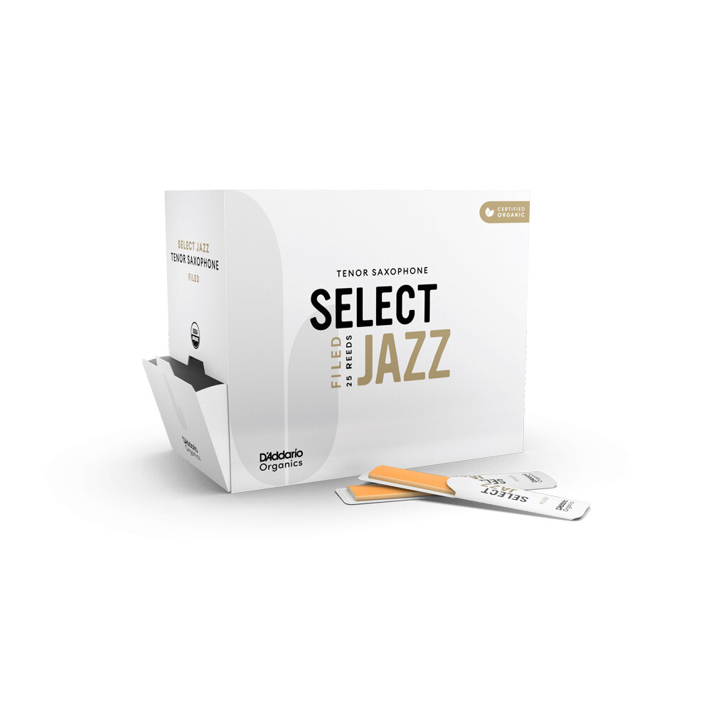 Трости для саксофона тенор, 2H (25 шт) D'Addario ORSF01TSX2H-B25 Organic Select Jazz Filed