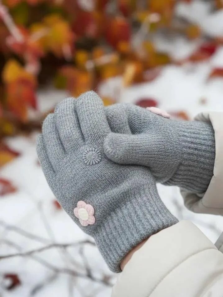 Перчатки Осень-зима 2024 для девочек